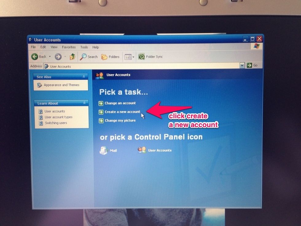 How to create an account on a windows computer - B+C Guides