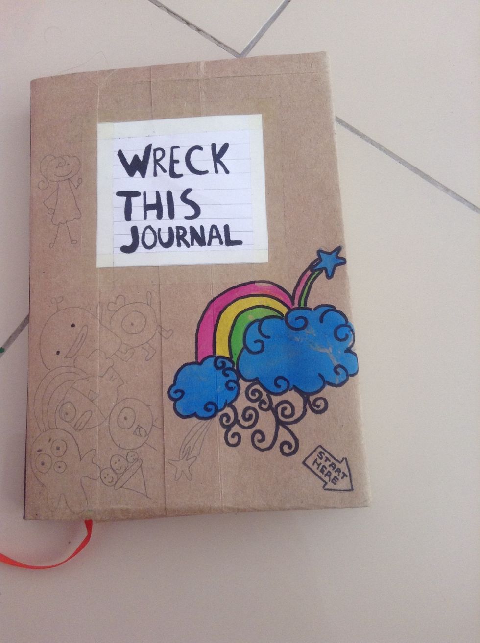 How to diy "wreck this journal" - B+C Guides