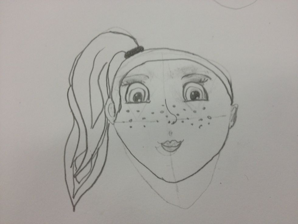 How to draw a girl's face - B+C Guides