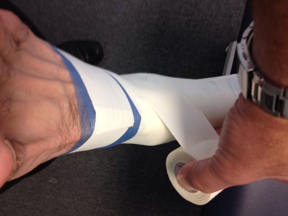 How to tape an ankle - B+C Guides