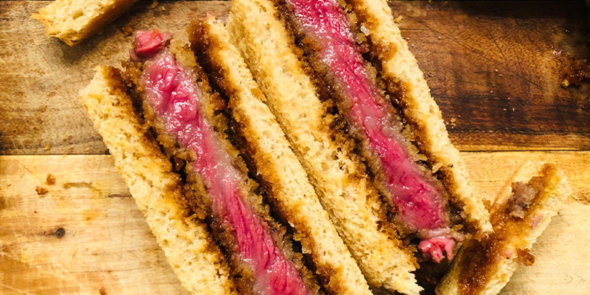 Fullblood Wagyu Beef Katsu Sando - My Recipe Magic