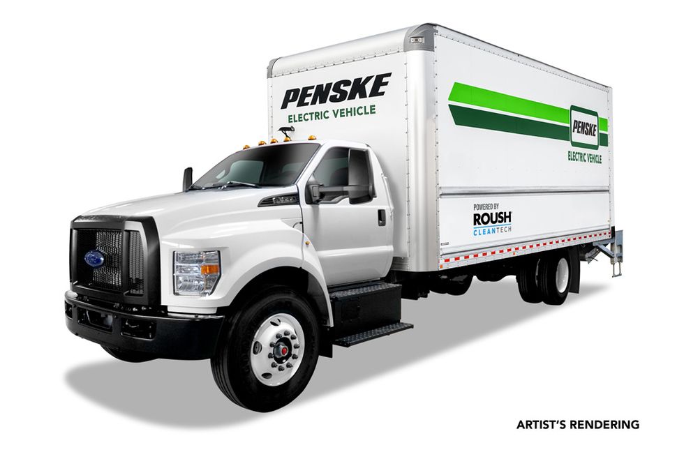 Penske Deploys Battery Electric Truck with Temco Logistics - Penske