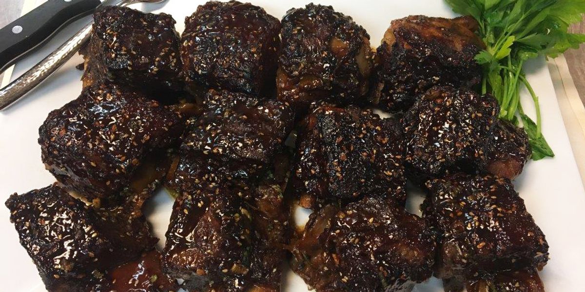 Grilled Wagyu Short Ribs with Korean BBQ Sauce - My Recipe Magic
