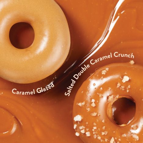 Krispy Kreme adds two caramel-glazed doughnuts to its menu for limited ...