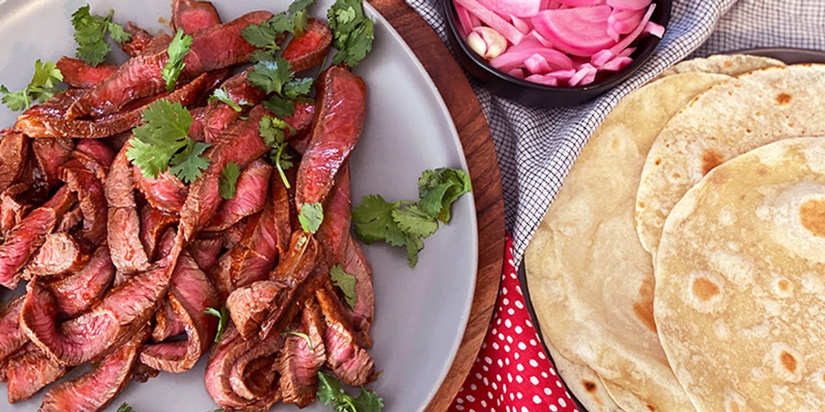 Gochujang Marinated Steak with Pickled Red Onions - My Recipe Magic