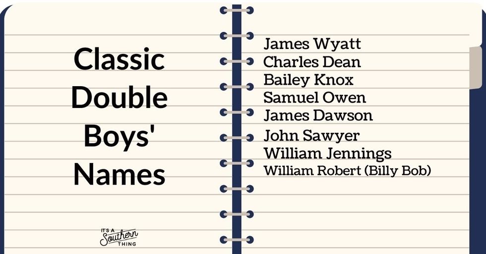 A Southerner’s rules for using double names - It's a Southern Thing