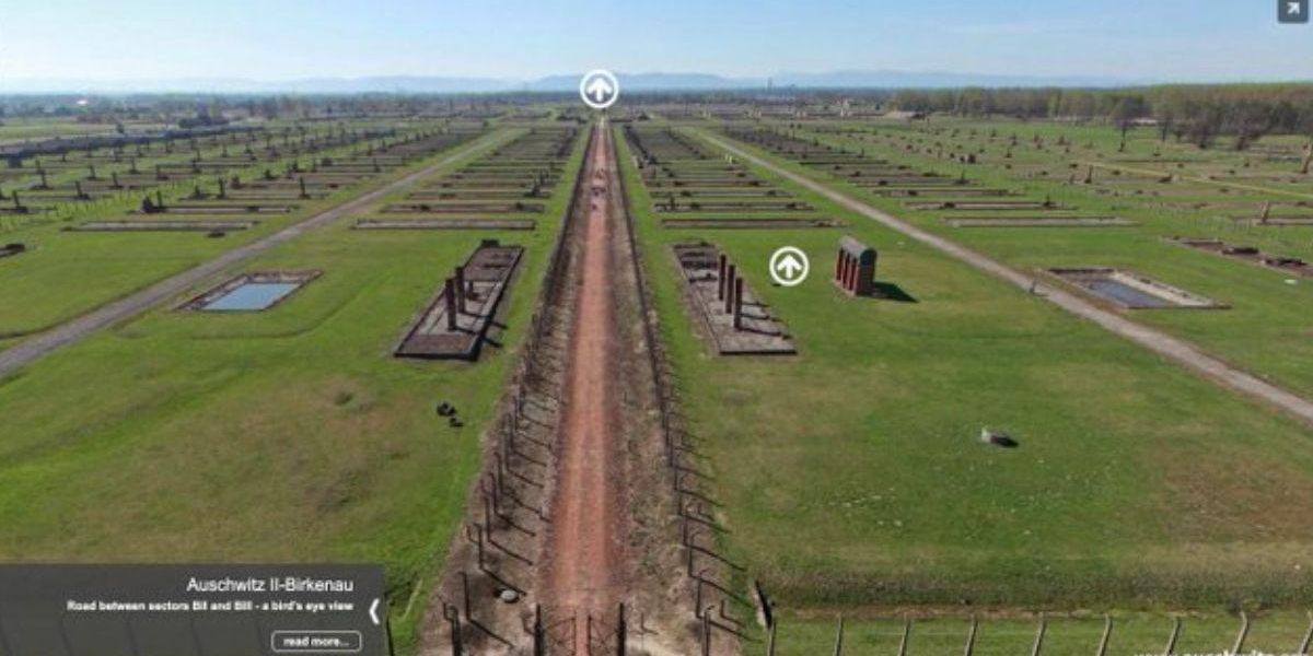 Panoramic 'tour' of Auschwitz helps us see the massiveness of the ...