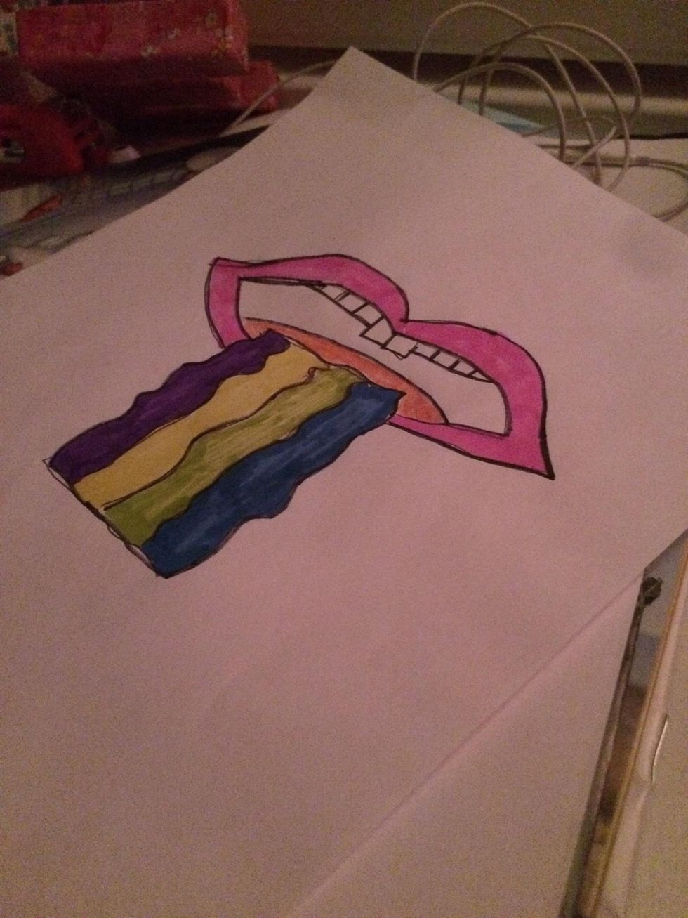 How to draw a snapchat filter! - B+C Guides