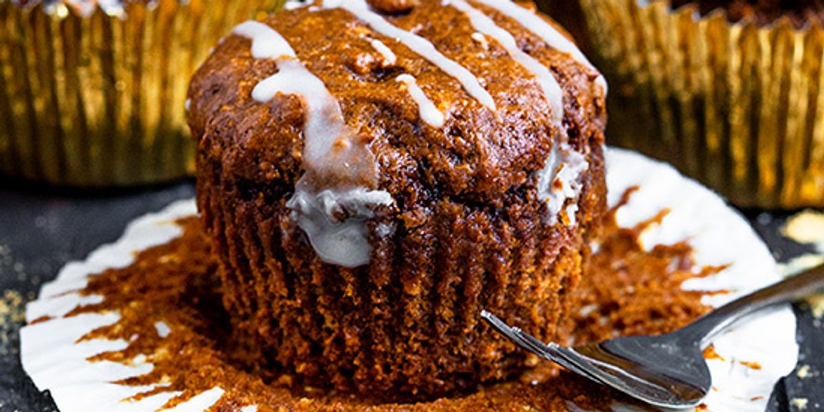 Pumpkin Gingerbread Muffins - My Recipe Magic