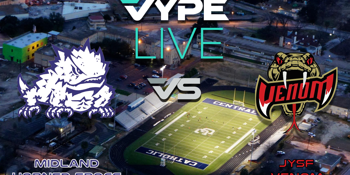 VYPE Live - TYFA Flag Football Championship: Midland Horned Frogs vs ...