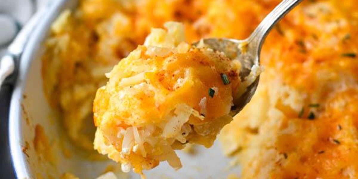 Aunt Bee's 3-Ingredient Cheesy Potato Casserole - My Recipe Magic