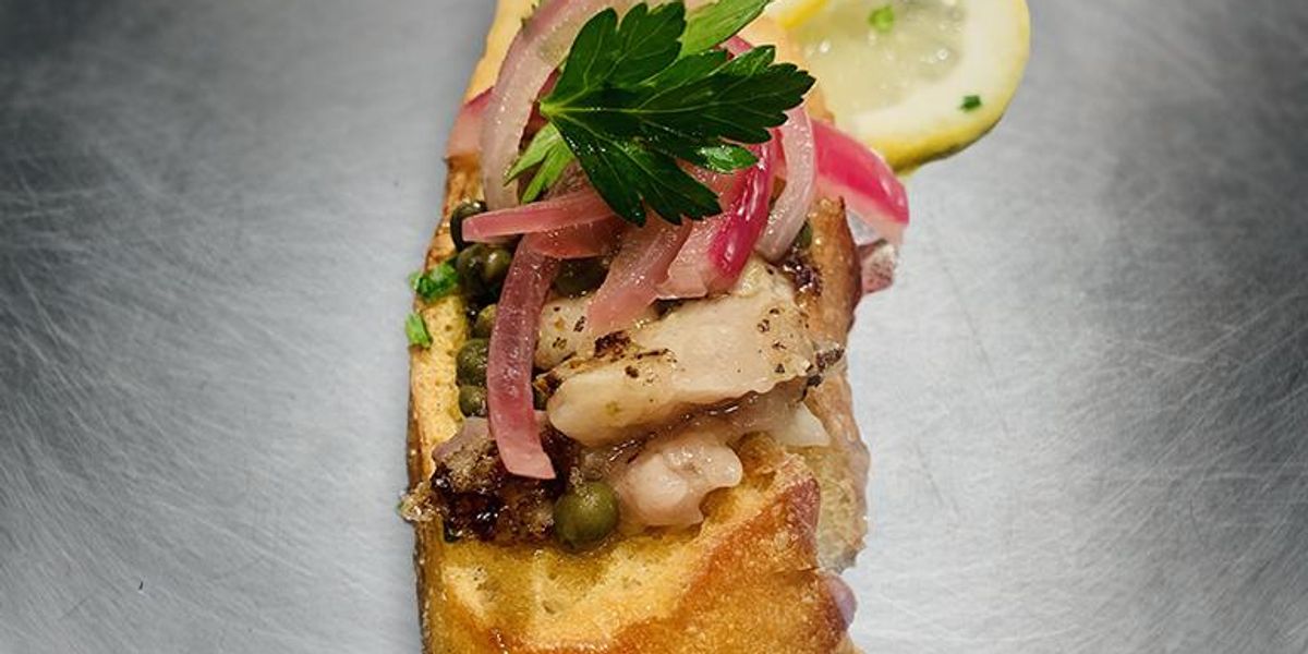 Wagyu Bone Marrow on Toast with Onion, Capers, & Lemon - My Recipe Magic