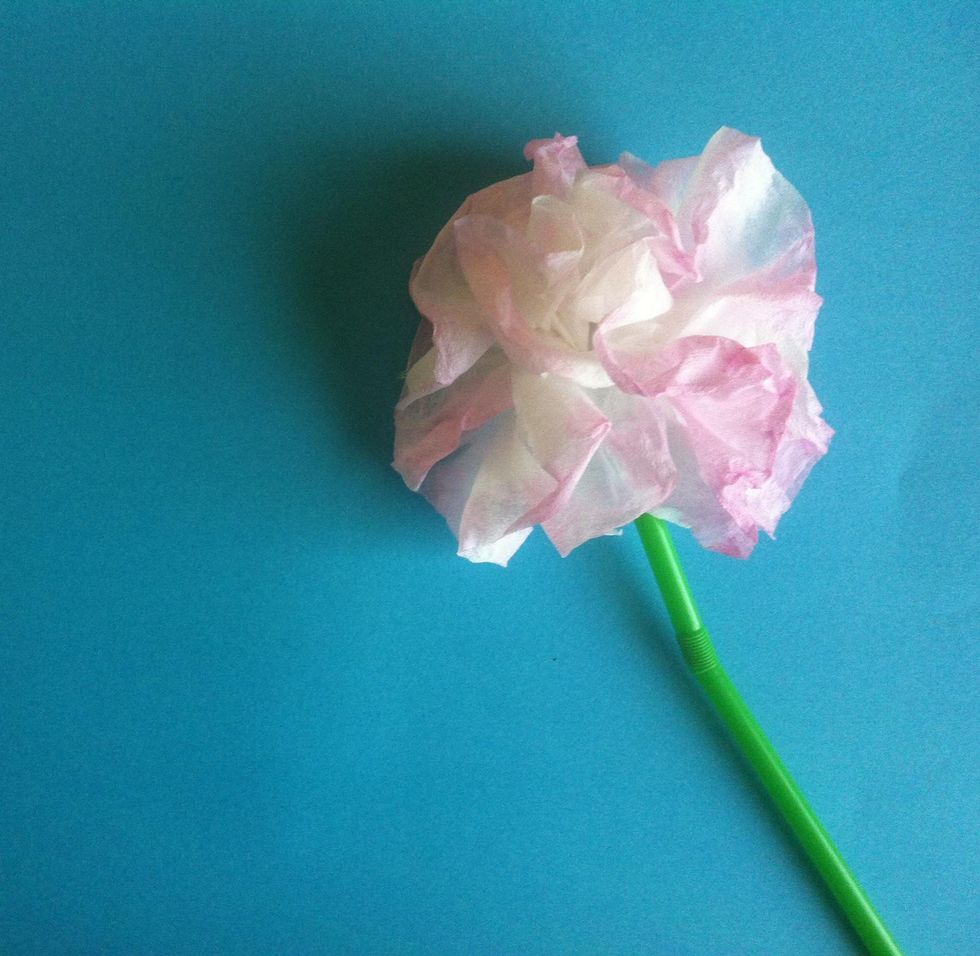 How to make a rose of tissues - B+C Guides
