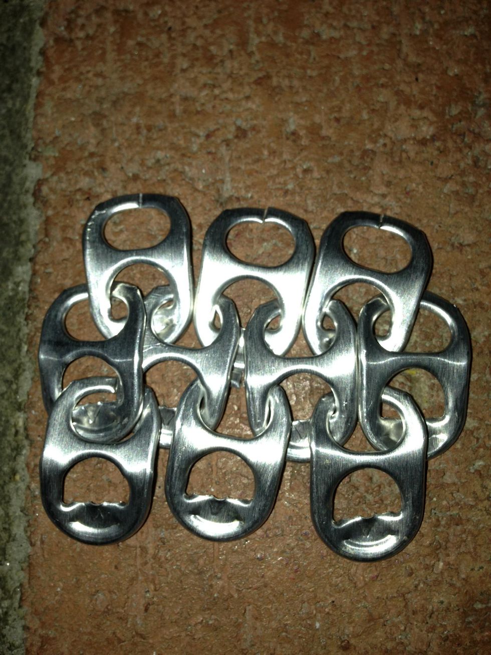 How to make pop tab chain mail - B+C Guides