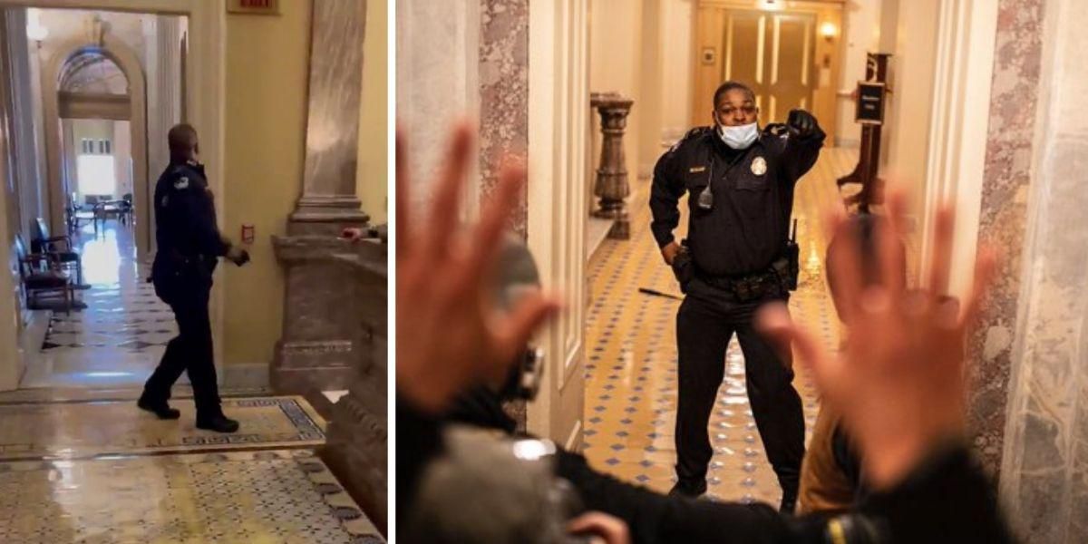 Heroic Officer Eugene Goodman used himself as bait to lure rioters away ...