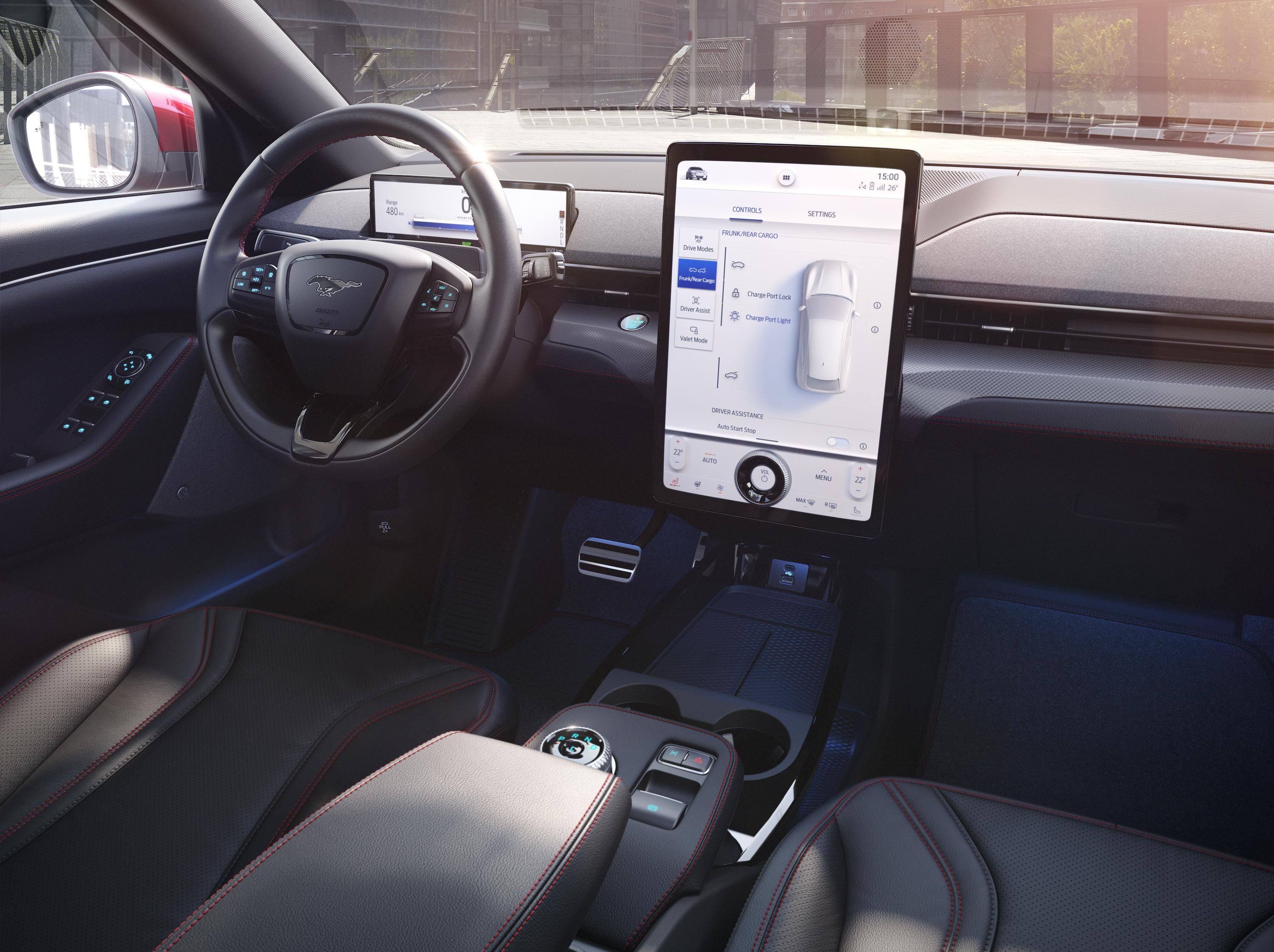 Car infotainment review Ford Mustang Mach E with Sync 4 Gearbrain