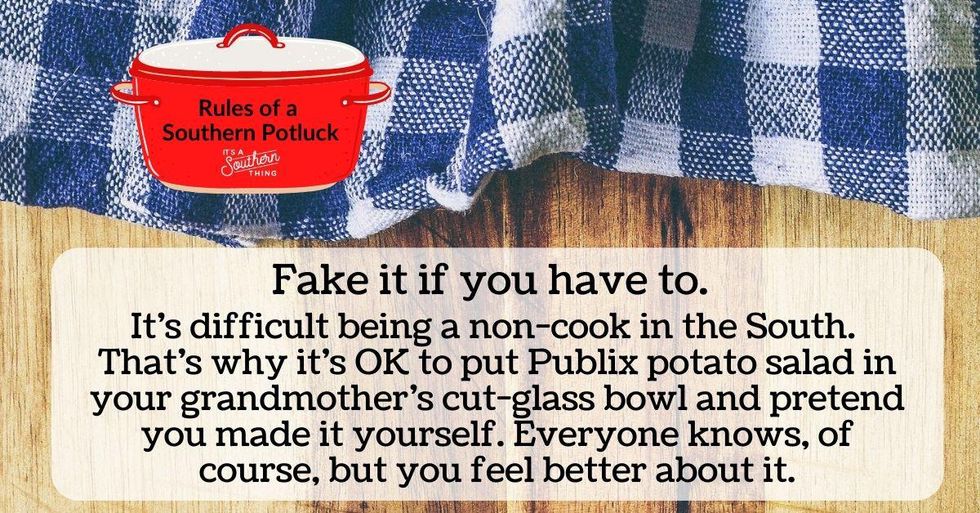 The rules of a Southern potluck - It's a Southern Thing