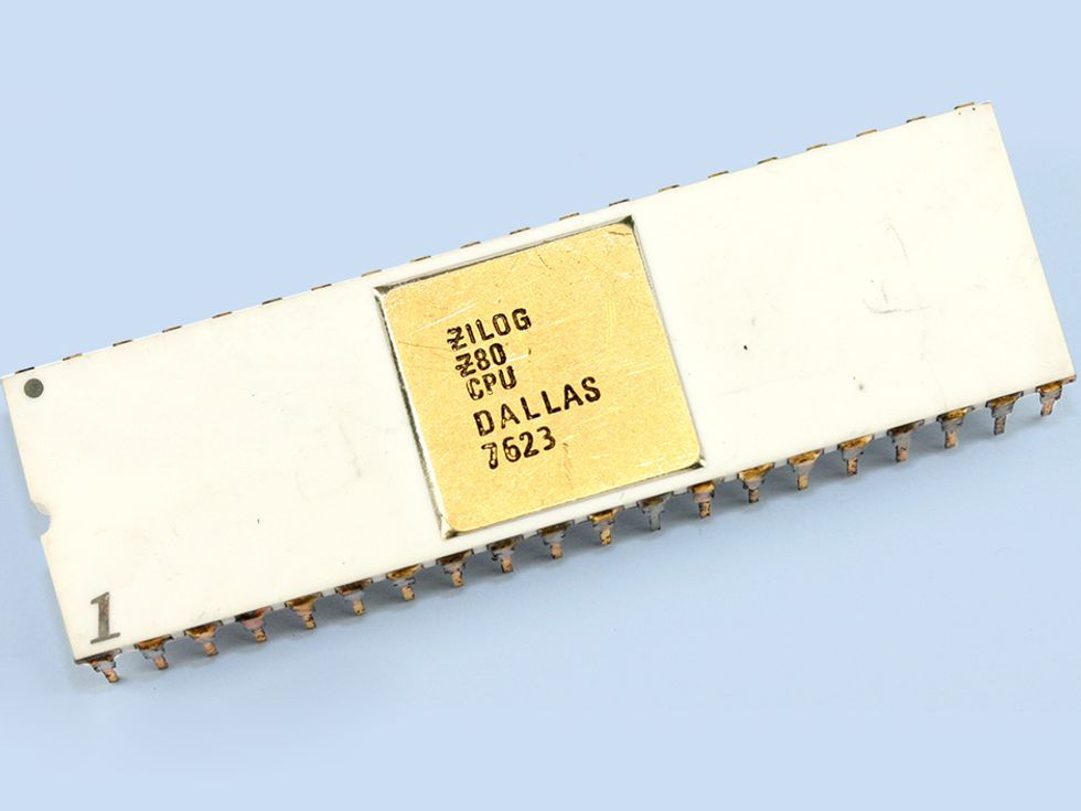 Chip Hall Of Fame Zilog Z80 Microprocessor Ieee Spectrum