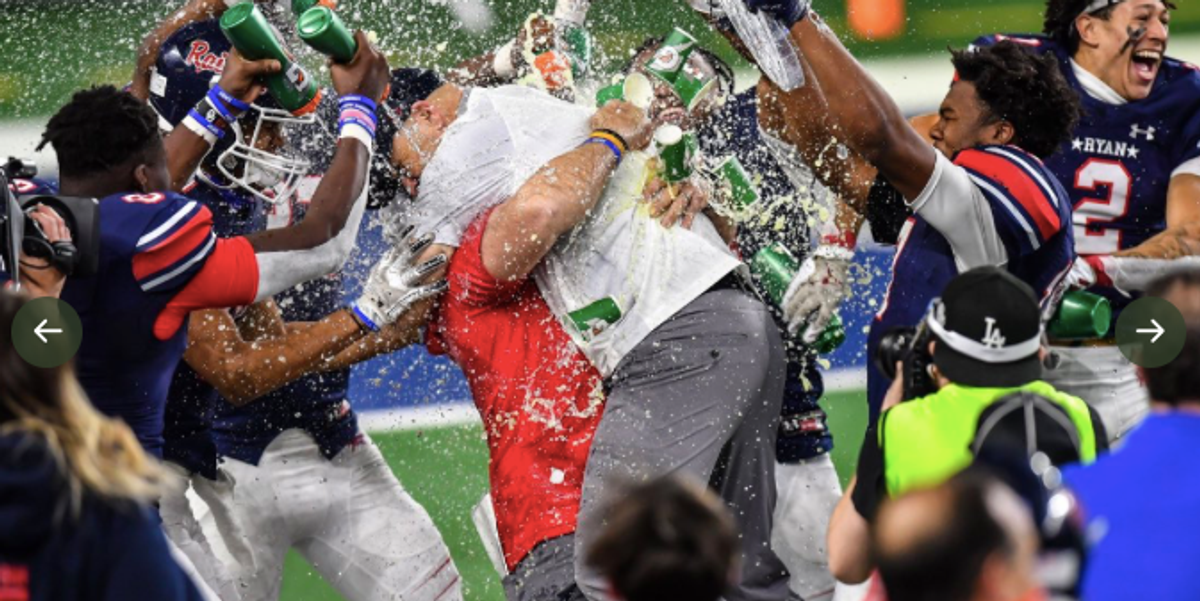 Dave Henigan gives sneak peek on Denton Ryan's State Title Bling - VYPE