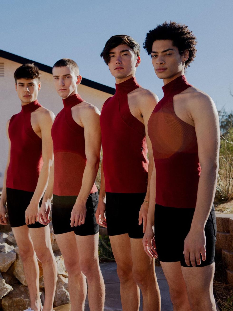 Queer Fashion Label Fang NYC Debuts With Sensual Knitwear - PAPER Magazine