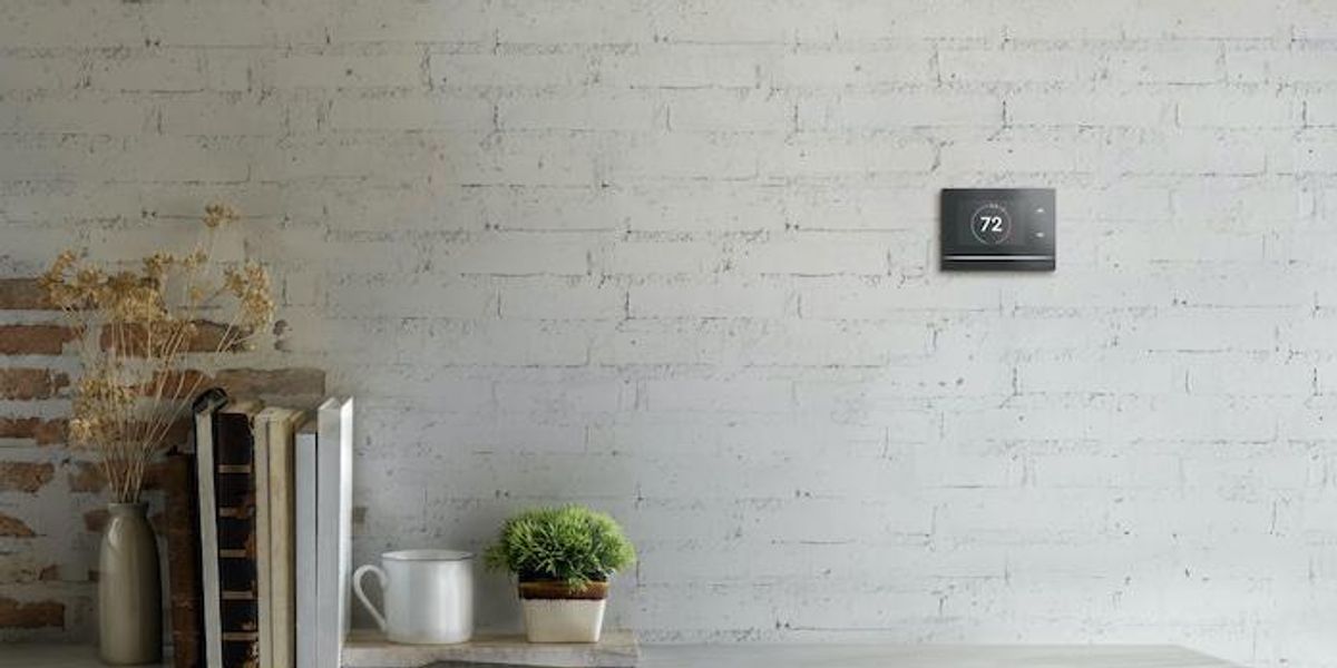 Crestron's new touchscreen smart thermostat ditches the battery - Gearbrain