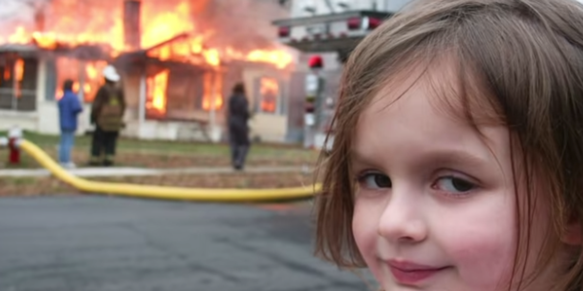 "Disaster Girl" Meme Sells For $500K as an NFT - PAPER Magazine