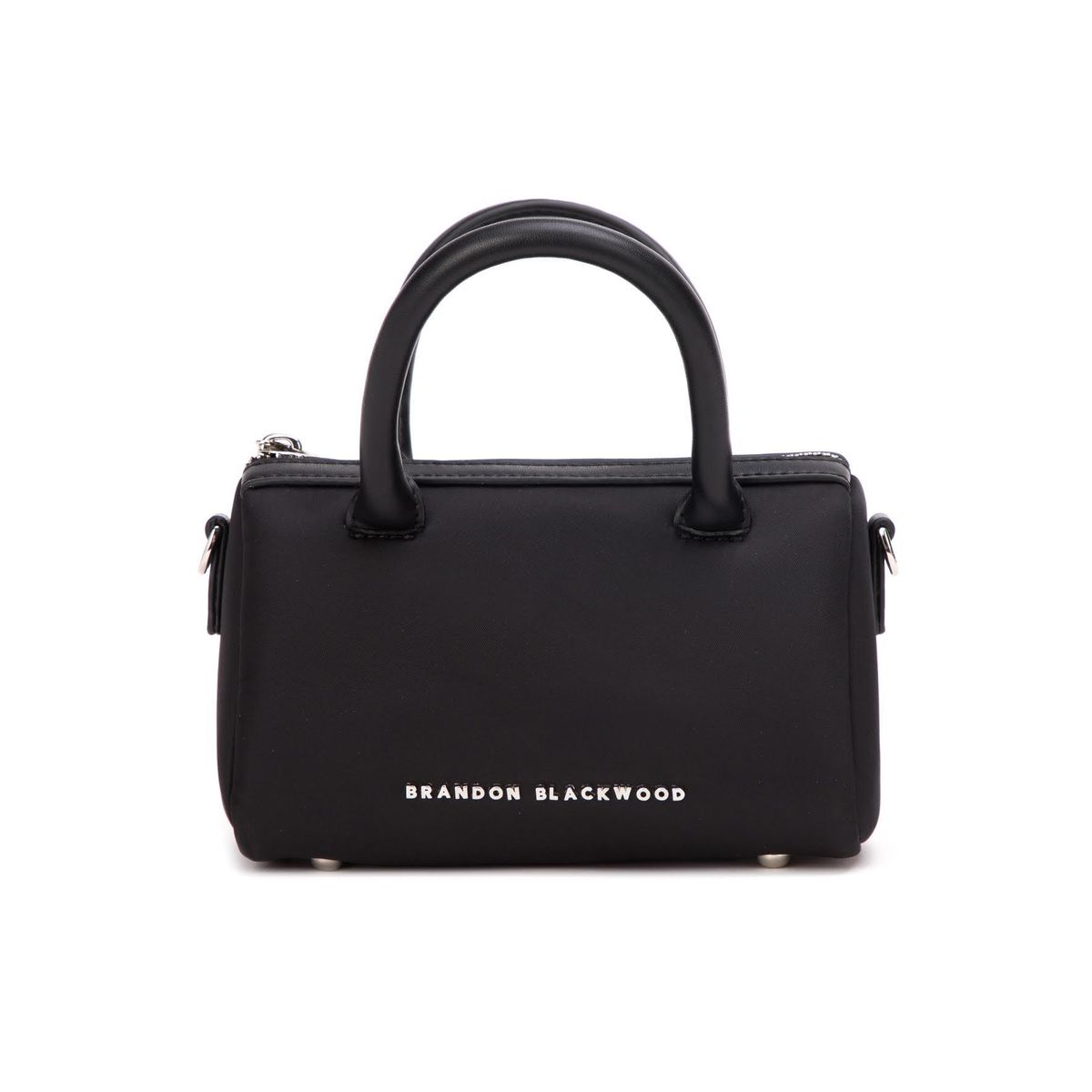 Brandon Blackwood Cara Mini Duffle Bag in Black - xoNecole