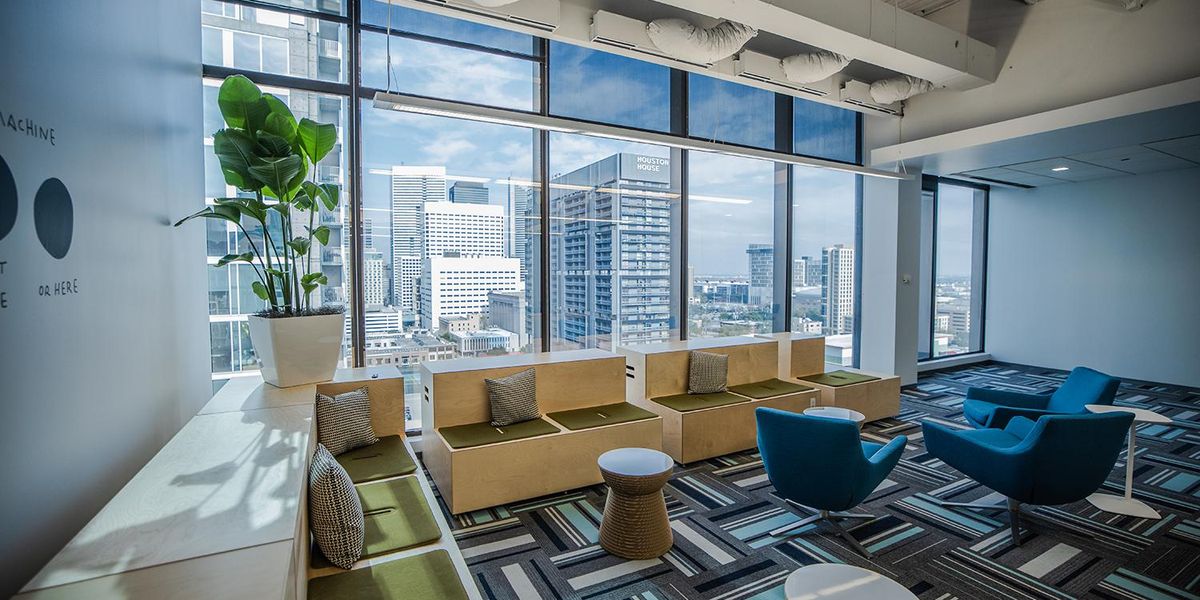 Photos: Downtown Houston innovation hub in renovated office building ...