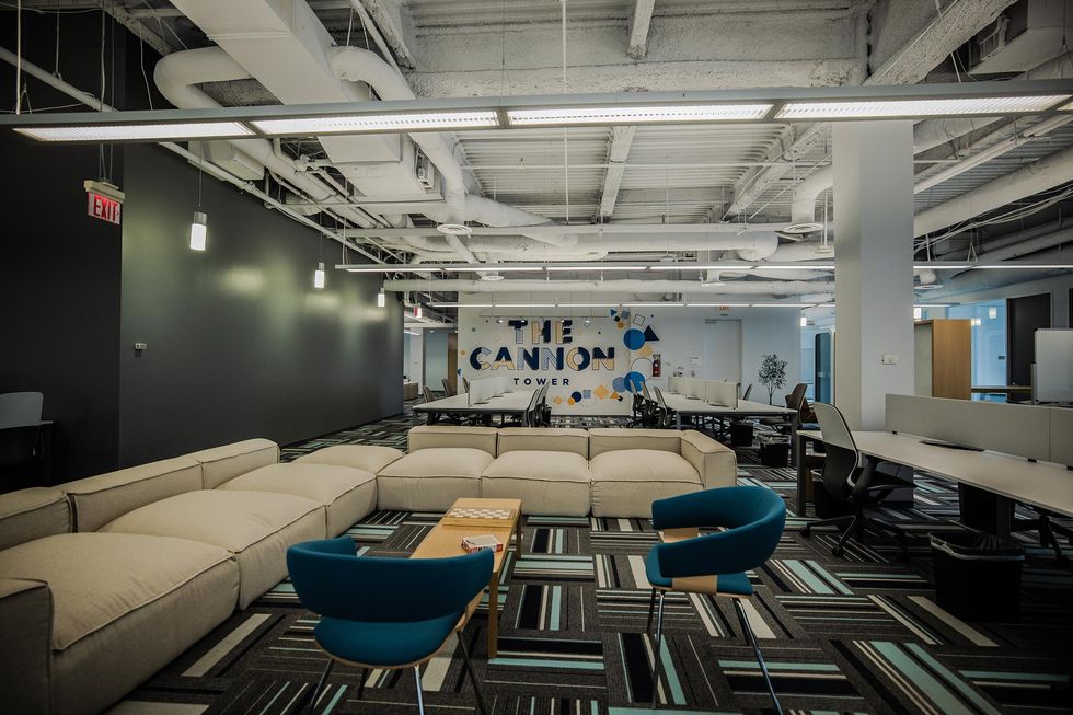 Photos: Downtown Houston innovation hub in renovated office building ...