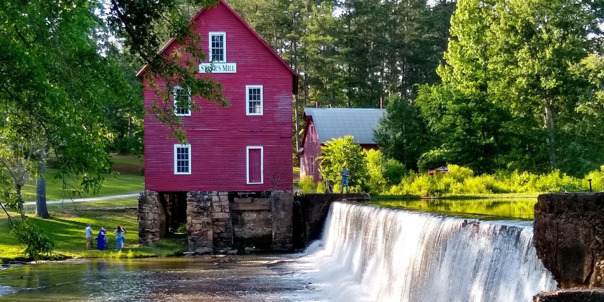 This picturesque mill in Georgia doubled for the glass shop in 'Sweet ...