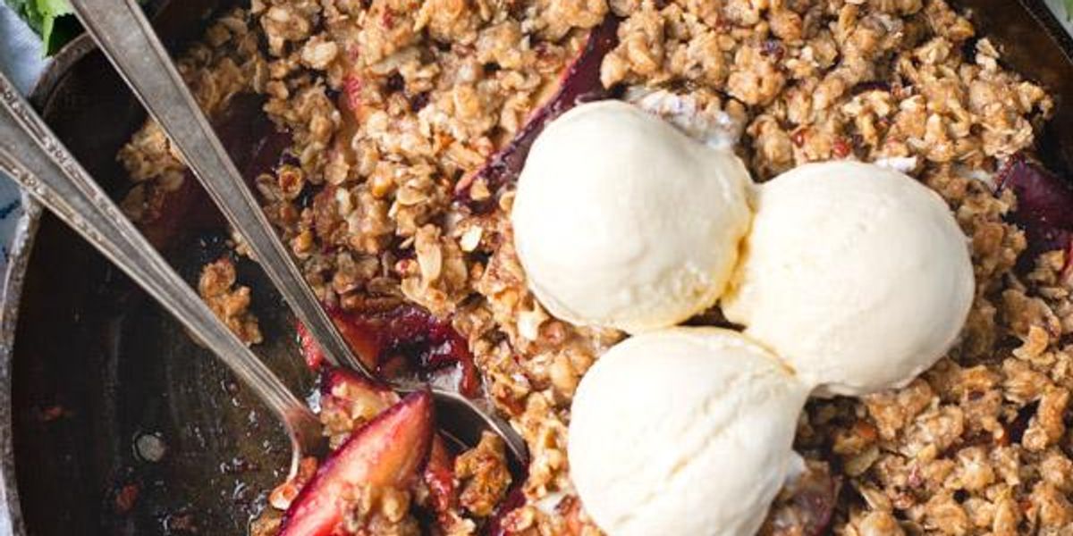 Plum Crisp - My Recipe Magic