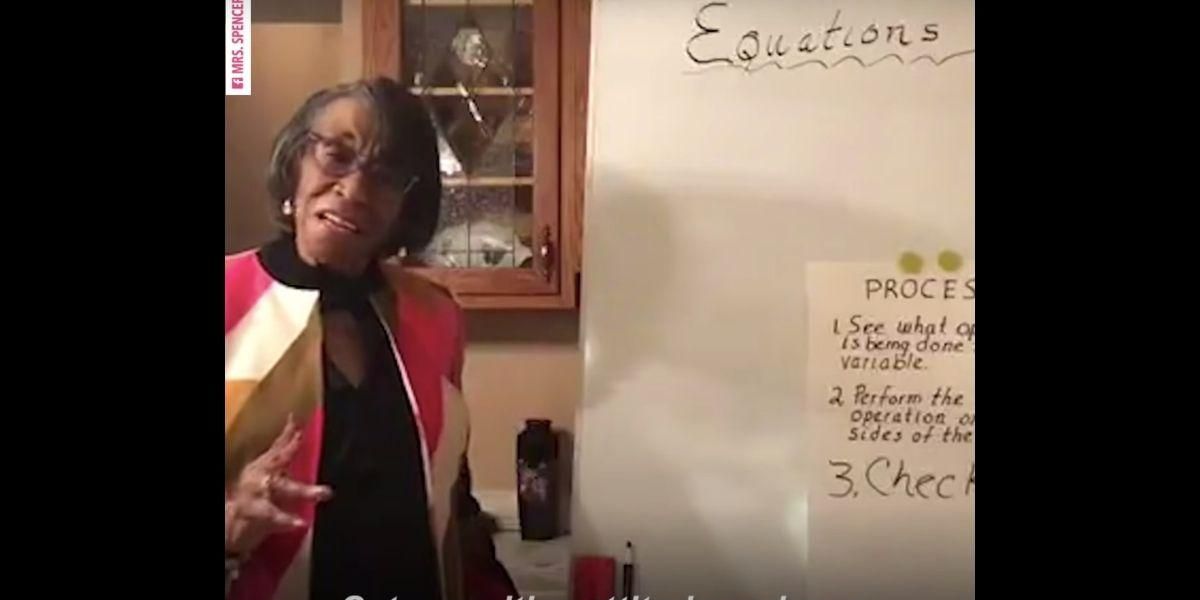 89-year-old retired math teacher is still tutoring students - Upworthy