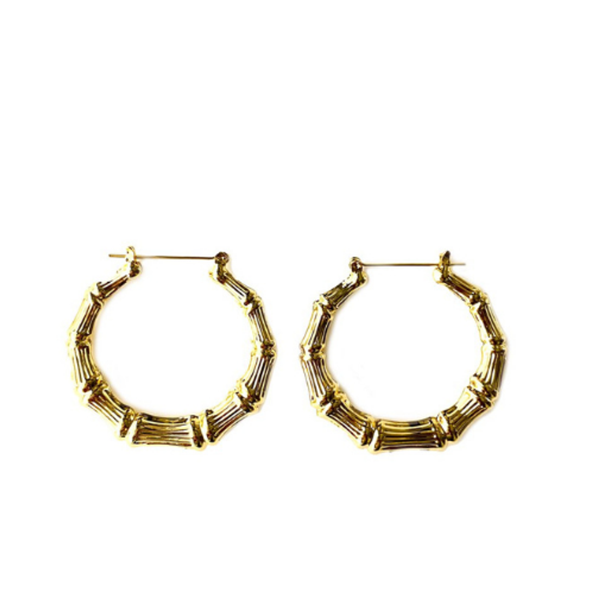 Bamboo Hoop Earrings - xoNecole