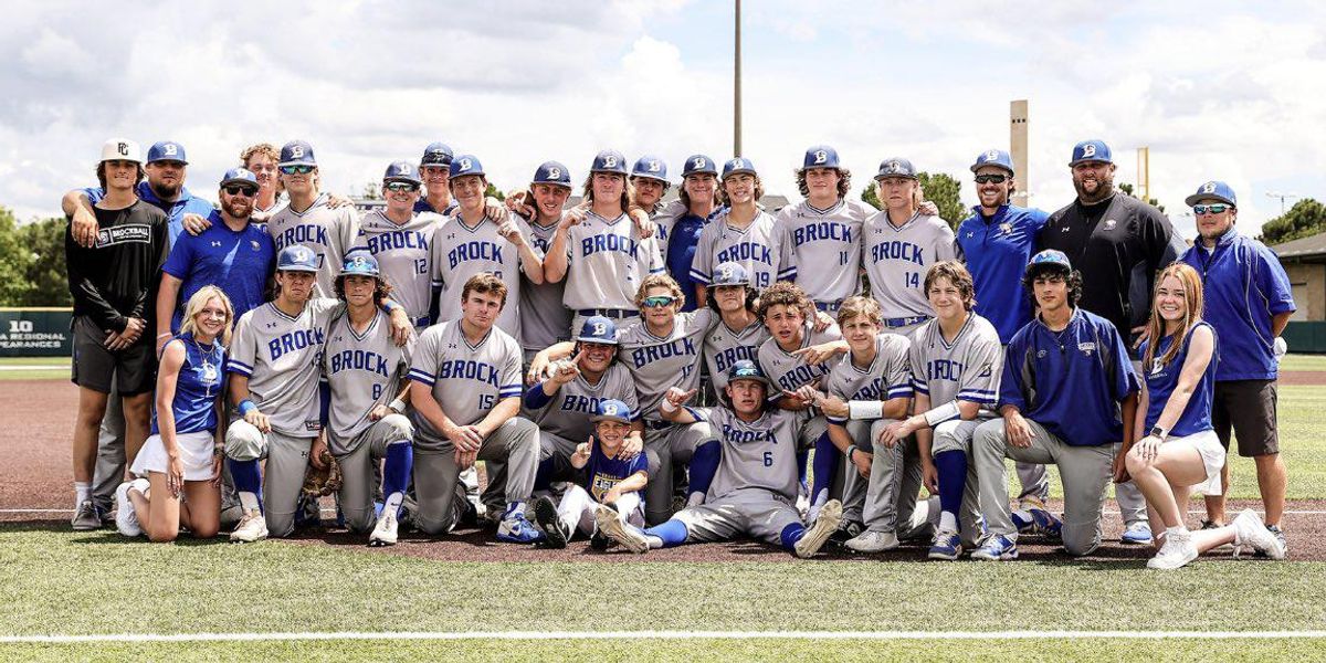 Brock Baseball sets sites on the UIL State Tournament - VYPE