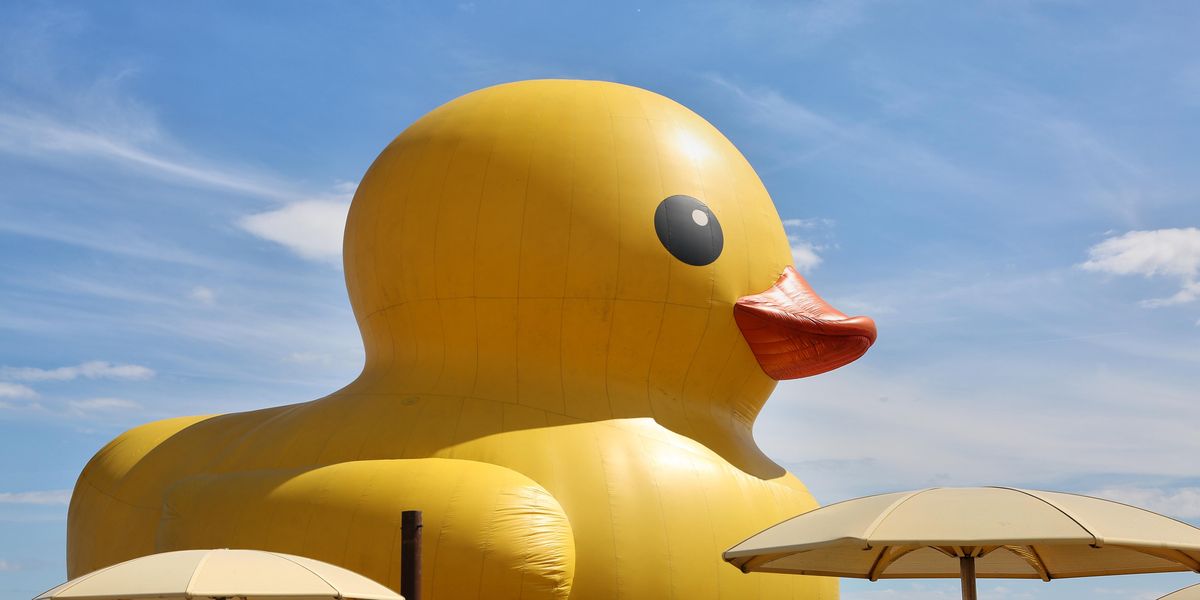 If anywhere has a bathtub big enough for the World's Largest Rubber ...