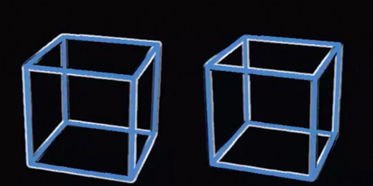 optical illusions cube