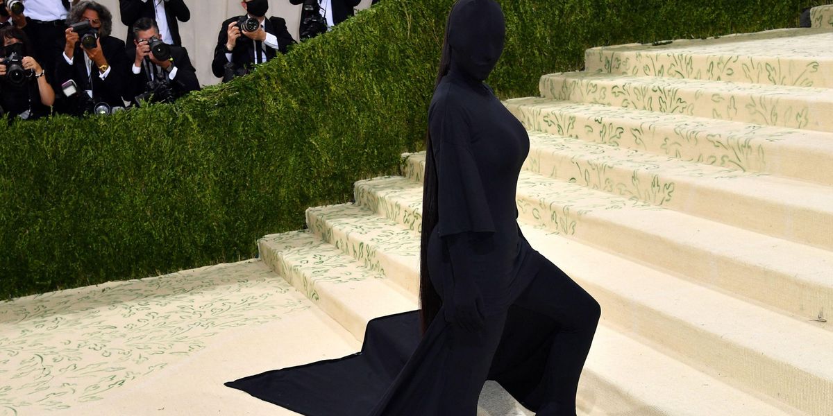 Kim Kardashian's 2021 Met Gala Look Becomes a Meme - PAPER Magazine
