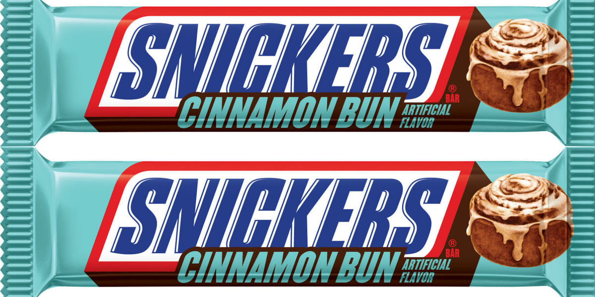 Snickers' new cinnamon bun flavor is the fall candy bar we need to try ...