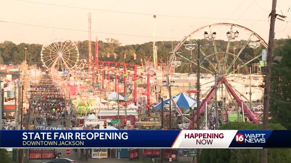 The Mississippi State Fair's Midway is more than a mile long. - It's a ...