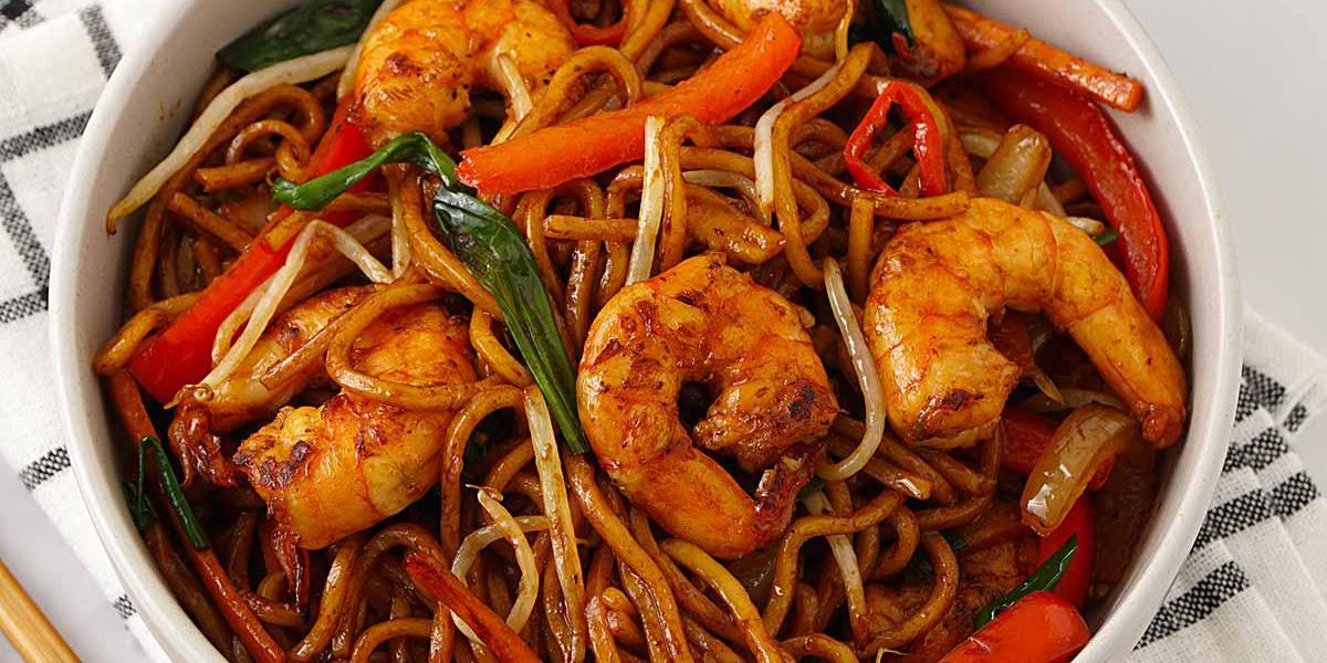 King Prawn Chow Mein - My Recipe Magic