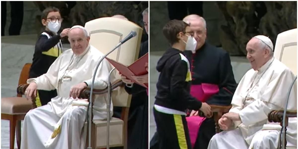 The pope treats disabled boy with humanity - Upworthy