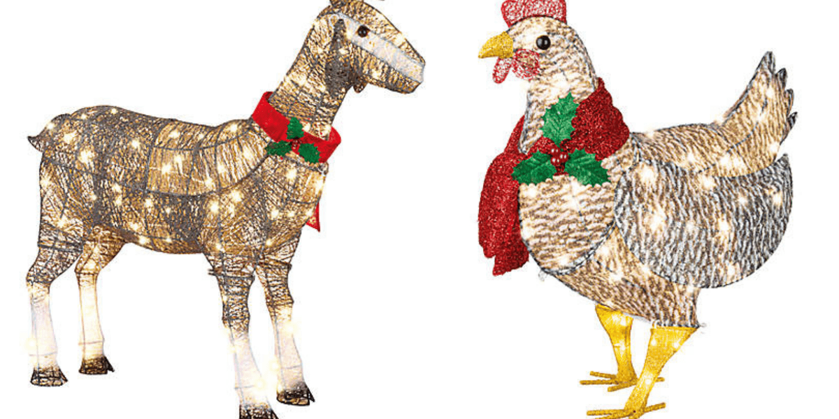 These Christmas farm animals are the Southern holiday decor we didn't ...