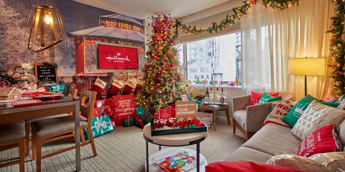 You can now spend the night inside a Hallmark Christmas movie at one of ...