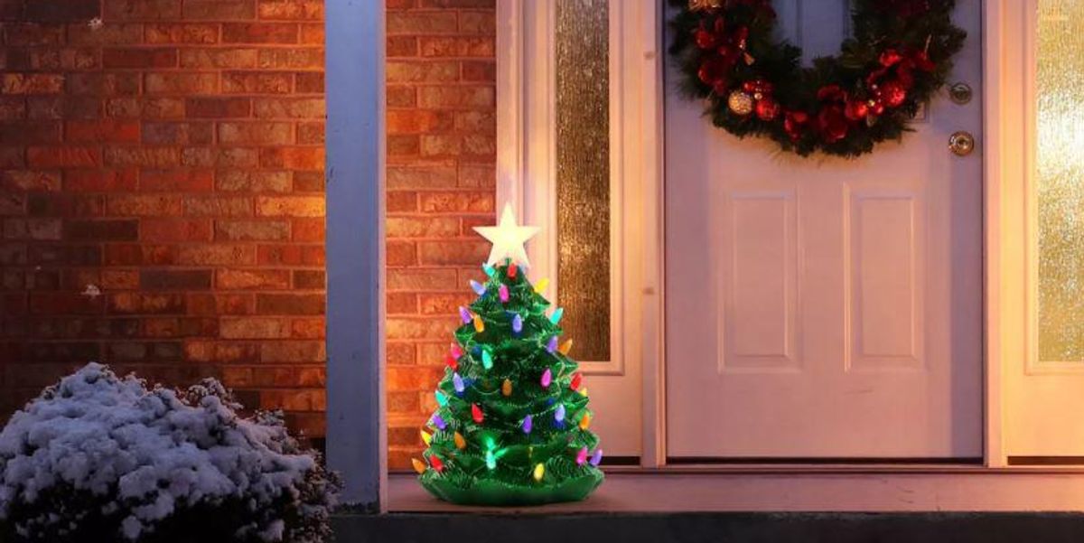 These 2-foot-tall Christmas trees are the ultimate nostalgic holiday ...