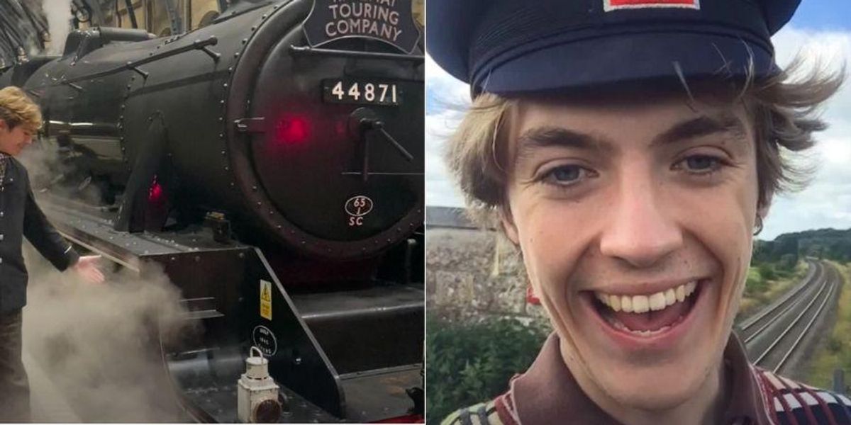 The amount of joy this guy gets from watching trains has TikTok ...