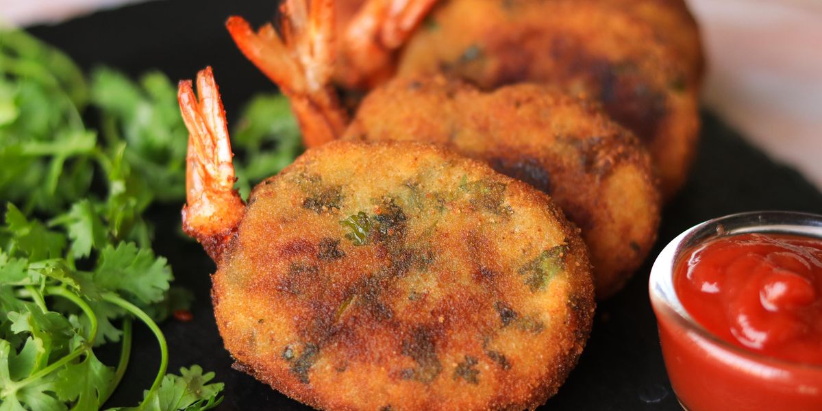 Prawn Cutlet Recipe | How to make Prawns Cutlet? - My...
