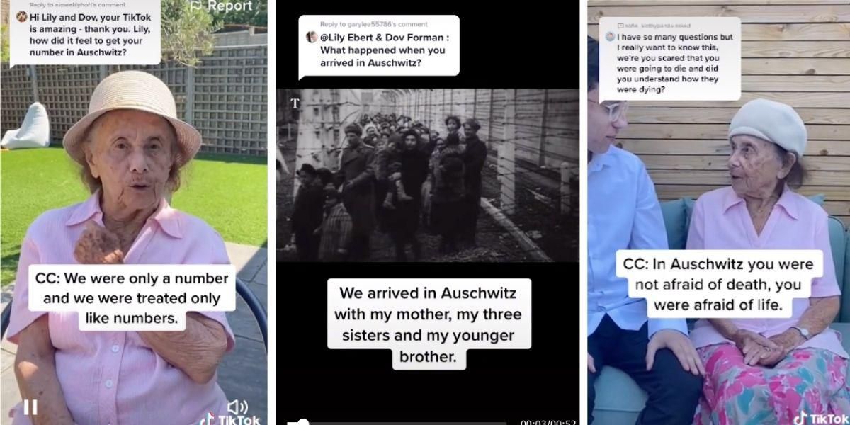 Holocaust survivor is using TikTok to share her story with young people ...