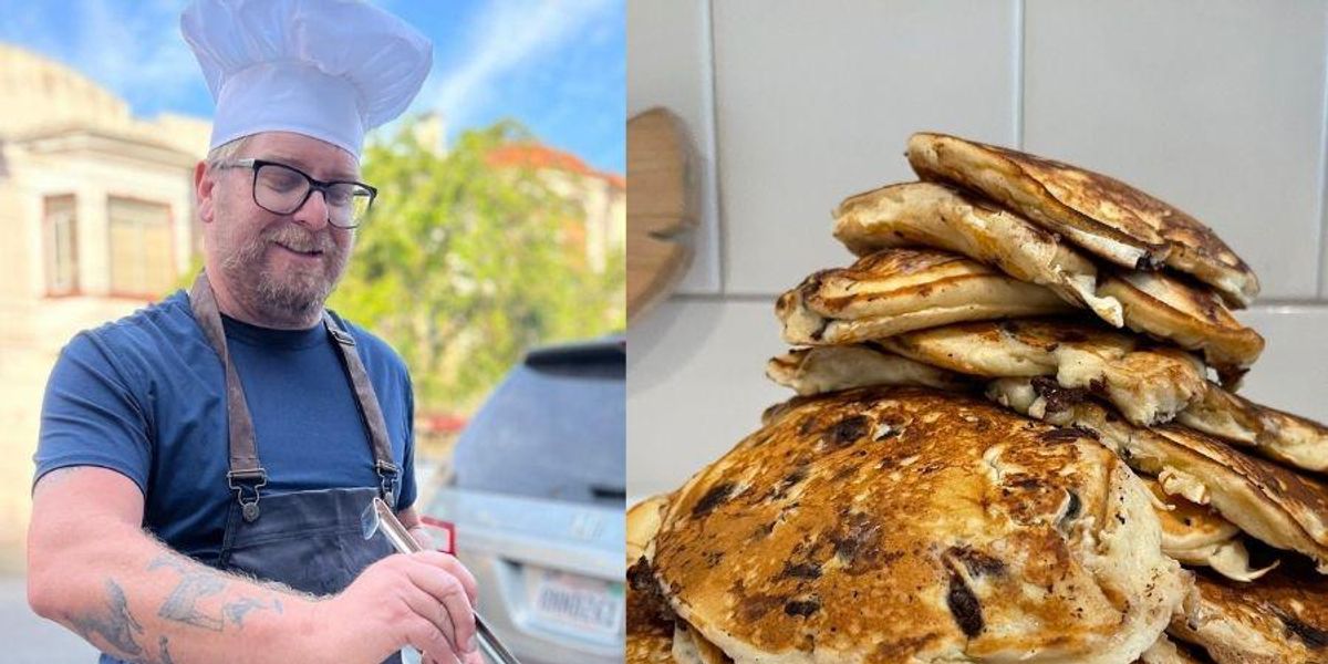 A dash of sweetness: Guy in San Francisco throws huge pancake party to ...