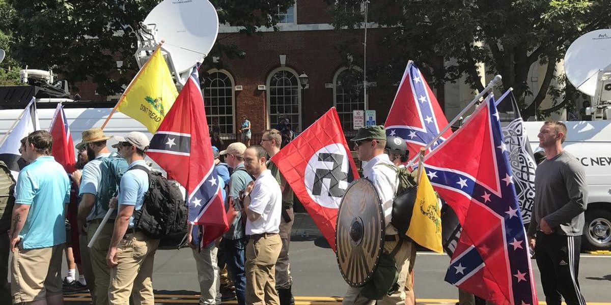 Angry Ohio Residents Disperse Nazi Mob And Burn Swastika Flags ...
