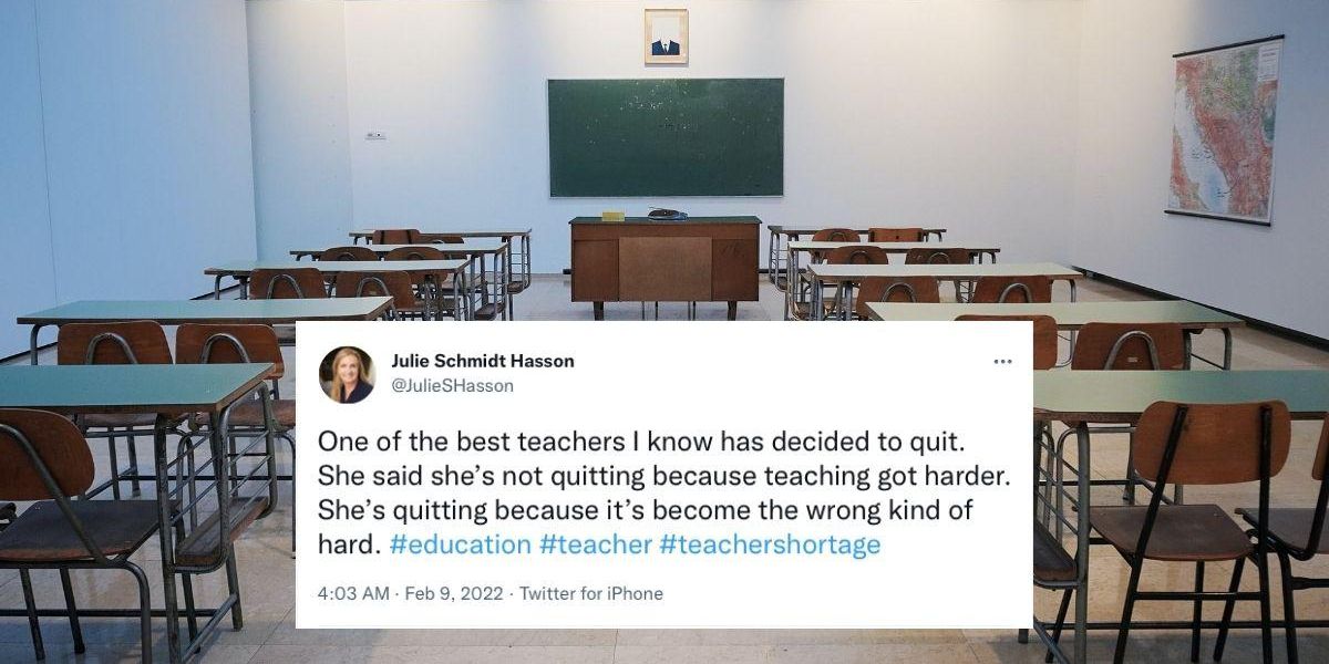 Teachers are quitting in droves, and it's not about the low pay - Upworthy